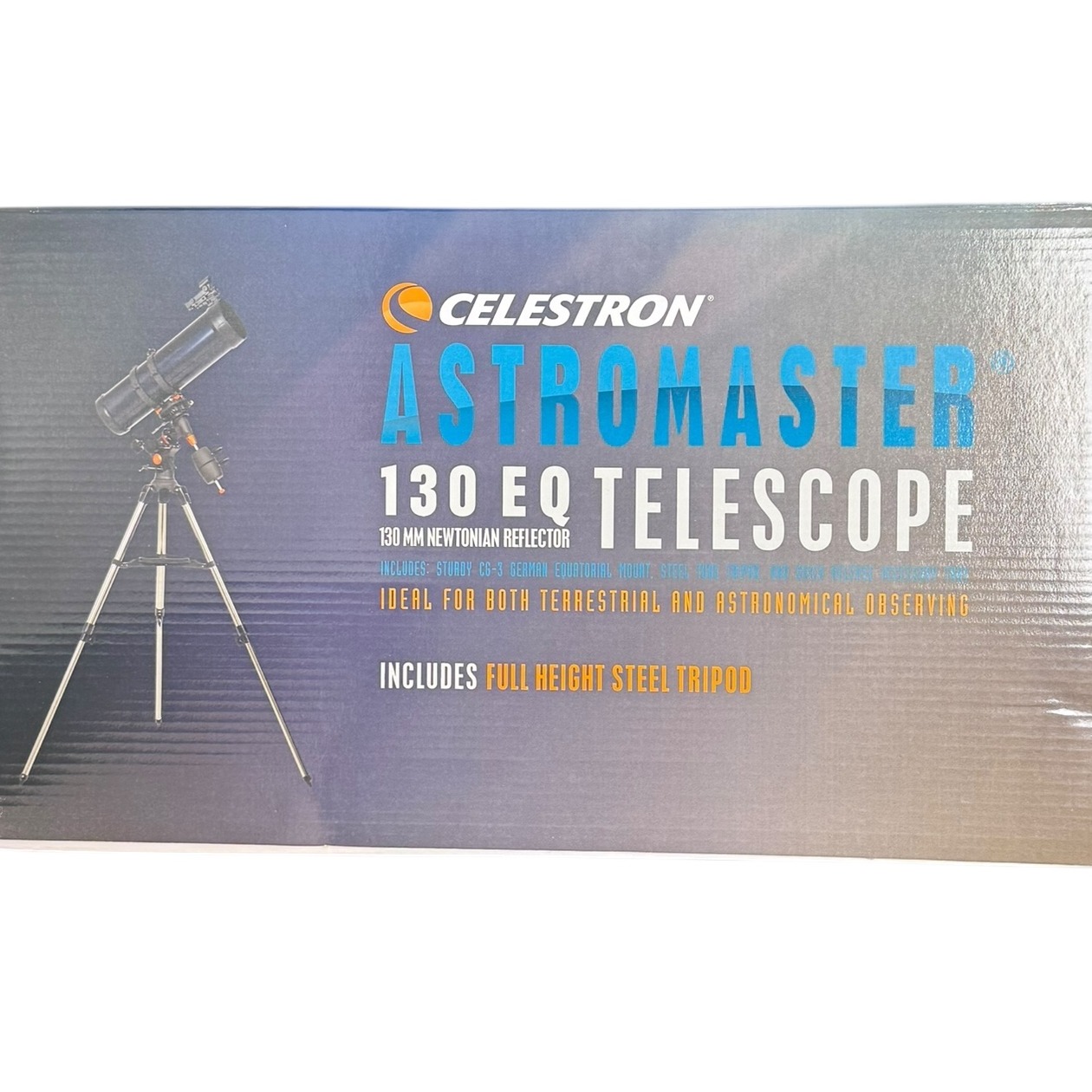Like New New: Celestron Astromaster 130 EQ Telescope - Black (1x Full ...
